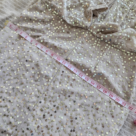 ASOS | Dresses | Asos Design Midi Dress With Batwing Sleeve And Wrap Waist In Scatter Sequin ...